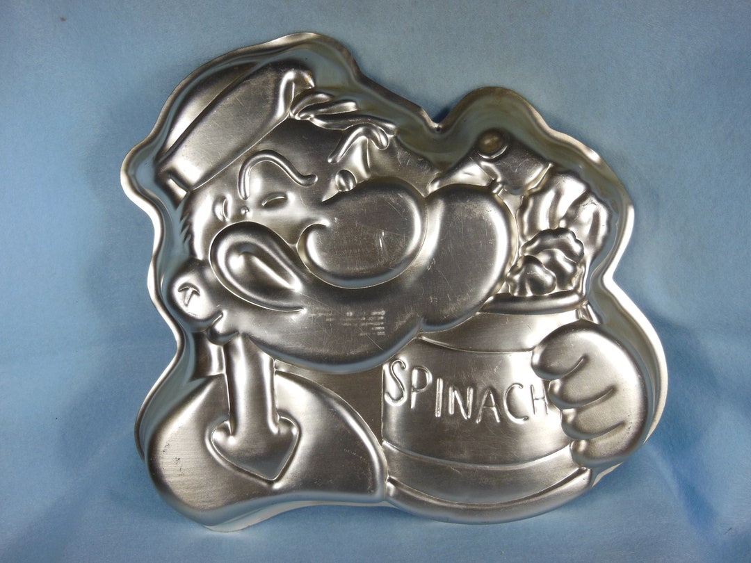 Vintage -king Features--popeye Cake Pan-12" Long and 12 1/2" Wide- - Etsy