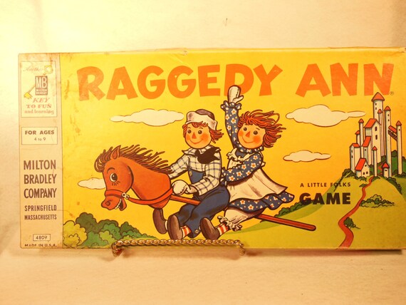 Vintage1956-ragged Ann Board Gamemilton Bradley | Etsy