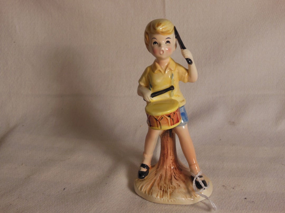 Vintage-walt Disney Production Christopher Robin Playing Drums-5 3/4 ...