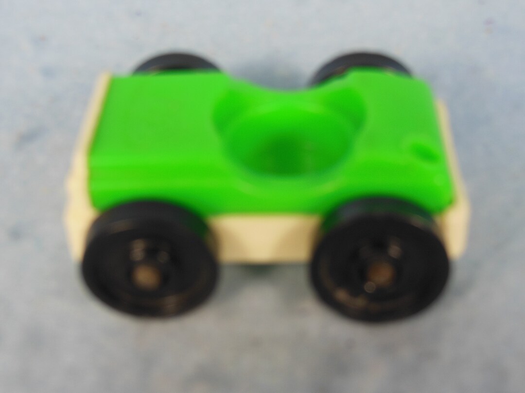 Vintage Fisher Price-green Car - Etsy