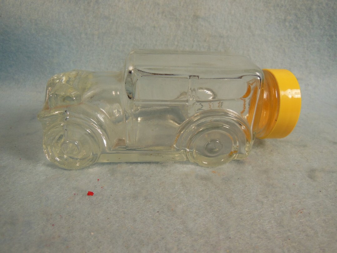 Vintage-1960-clear Glass Car-candy Container--fresh Pak Candy Co.--no ...