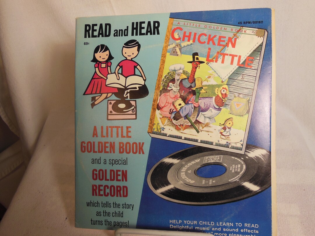 Vintage-1960-chicken Little-golden Book and Record - Etsy