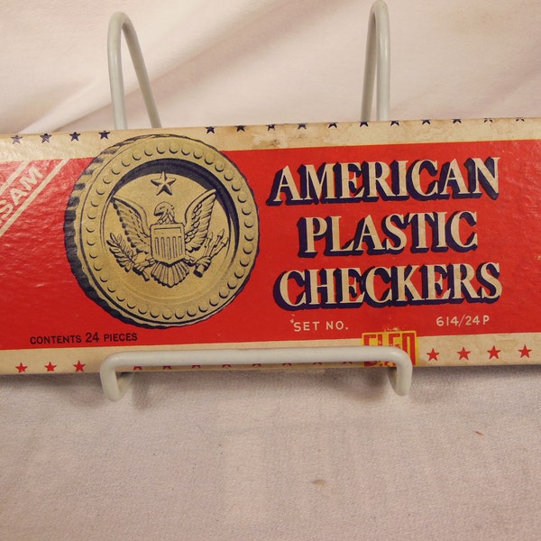 Plastic Checkers - Etsy