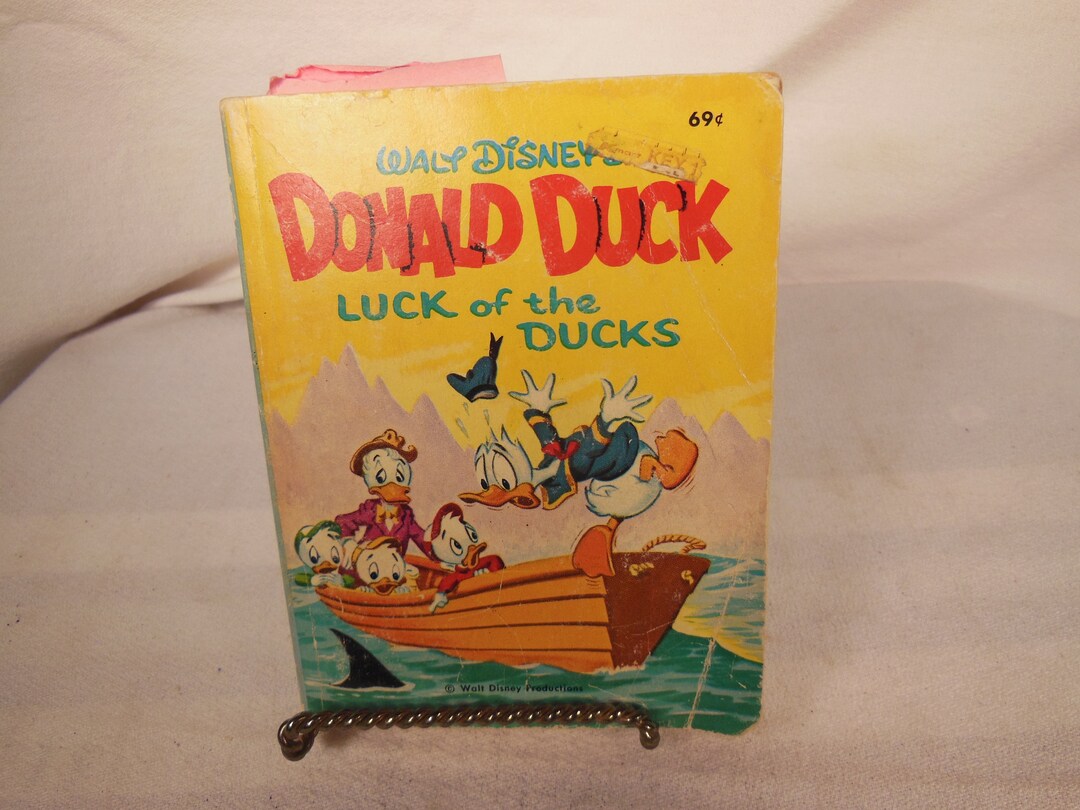 Vintage-1969-donald Duck-luck of the Ducks Walt Disney Productions-big ...
