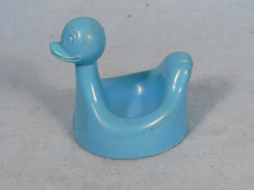 Vintage-weebles-blue Duck Riding Toy - Etsy