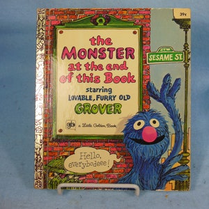 Vintage3-sesame Street Big Bird and Grover Books-1971-1076-1985 - Etsy