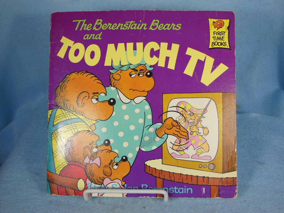 Vintage-1984--the Berenstain Bears--too Much TV-- Paperback---a First ...