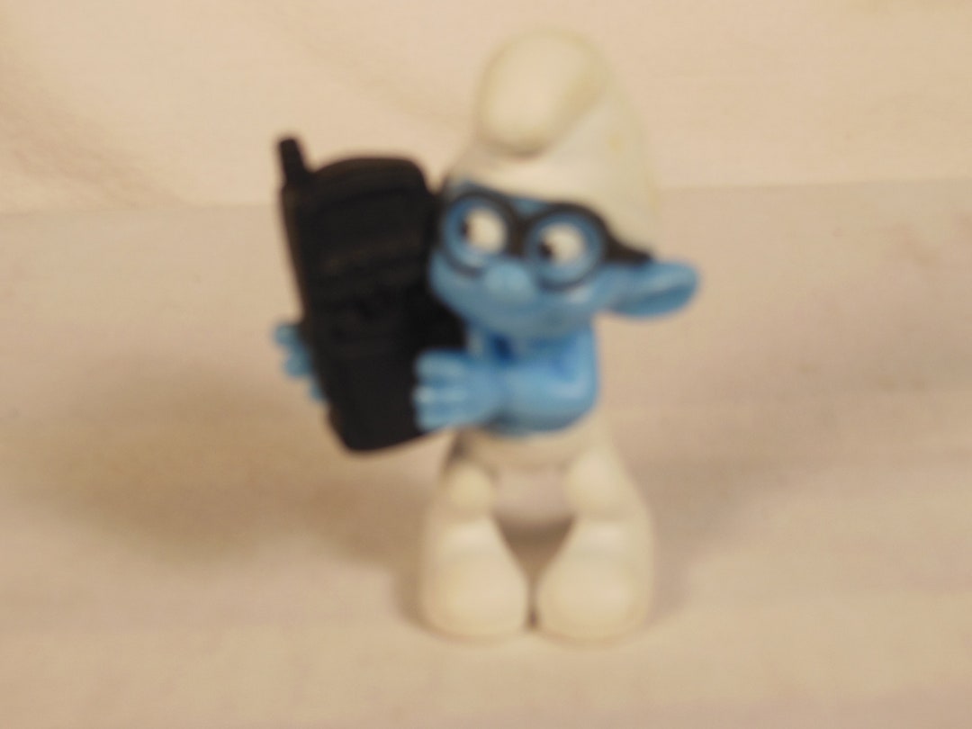 Vintage-2000-smurf-boy-with A Radio or Speaker-mcdonalds - Etsy