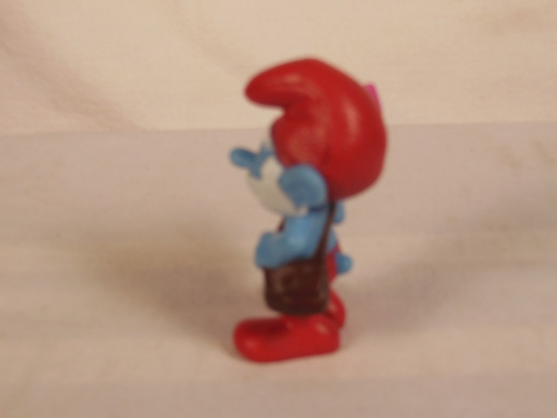 Vintage-2000-smurf-papa Holding an Object-mcdonalds - Etsy