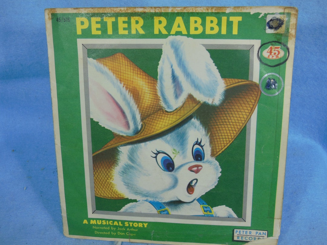 Vintage-1959-45 Rpm Record--peter Rabbit - Etsy