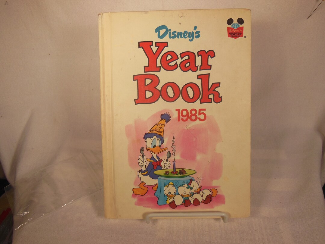 Vintage-walt Disney Productions-1985 Year Book - Etsy