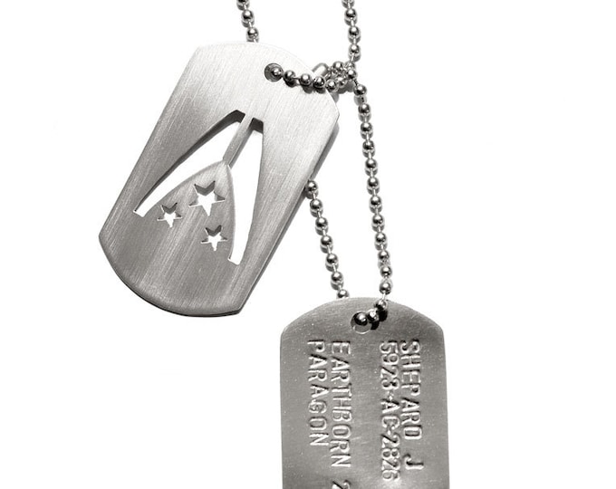 Mass Effect Custom Alliance Tags Commander Shepard Military Bioware - Etsy
