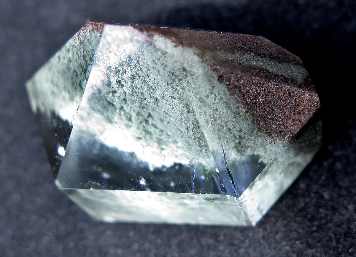 43.7 gram outstanding Polished Chlorite included Quartz. All the ...