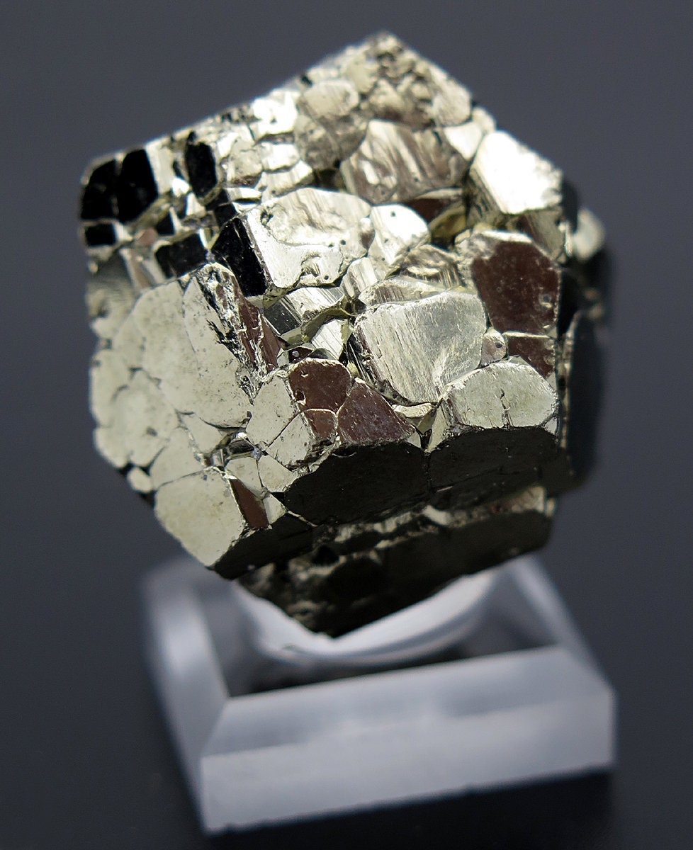 35 Gram Complete Complex Cool New Find of Pyrite. Pyritohedron, Twinned ...