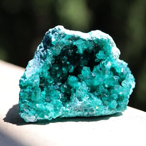Dioptase Geode Crystals, Chrysocolla. Reneville, Kindanba District ...