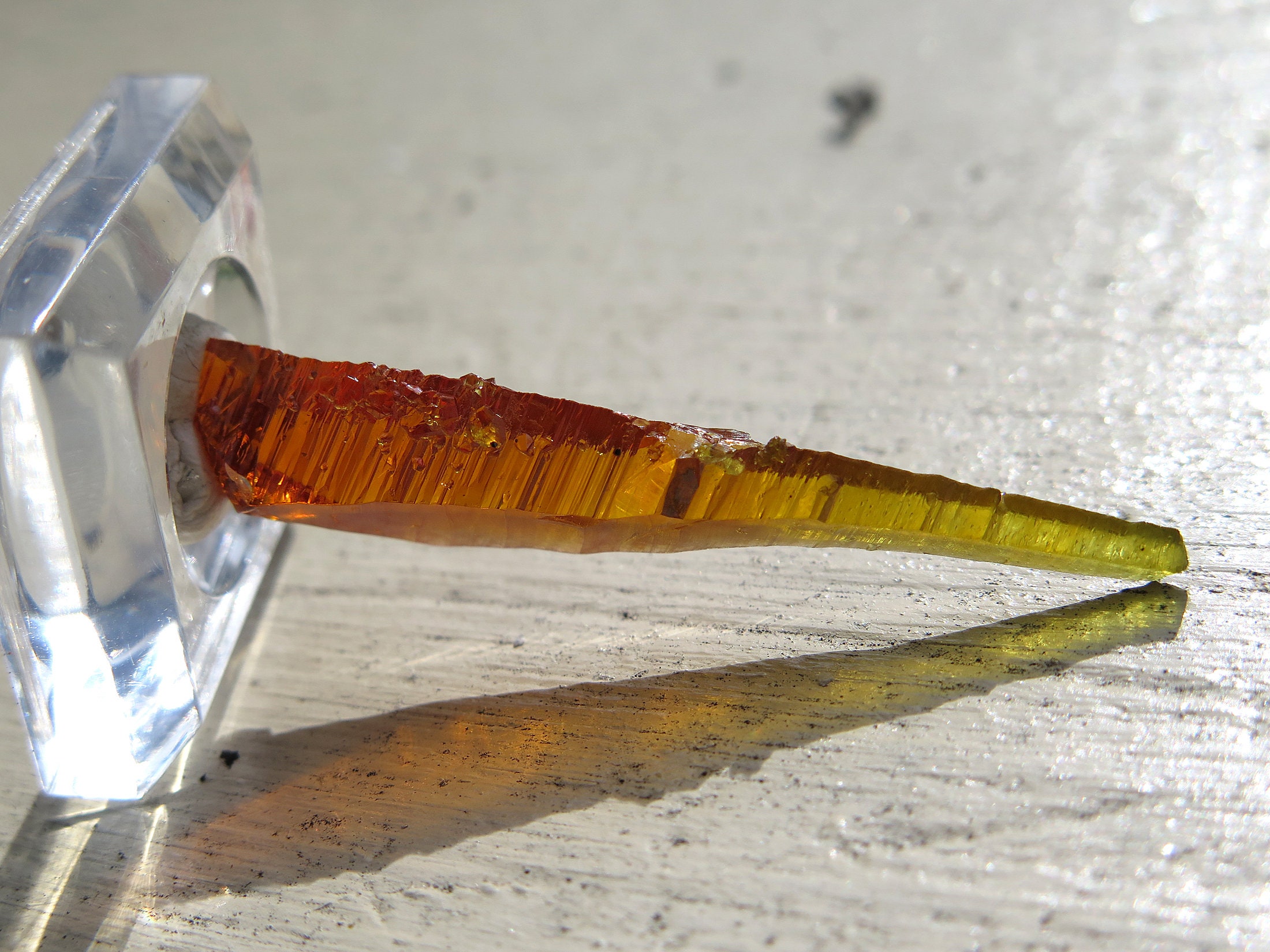 Red Zincite. Mine Smelter Olkusz, Poland. Zincite specimens are formed ...