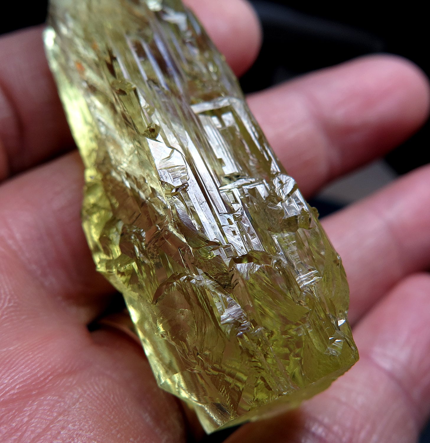 Gem Heliodor Double Terminated Floater. 45.8 Grams. Mined at a the ...