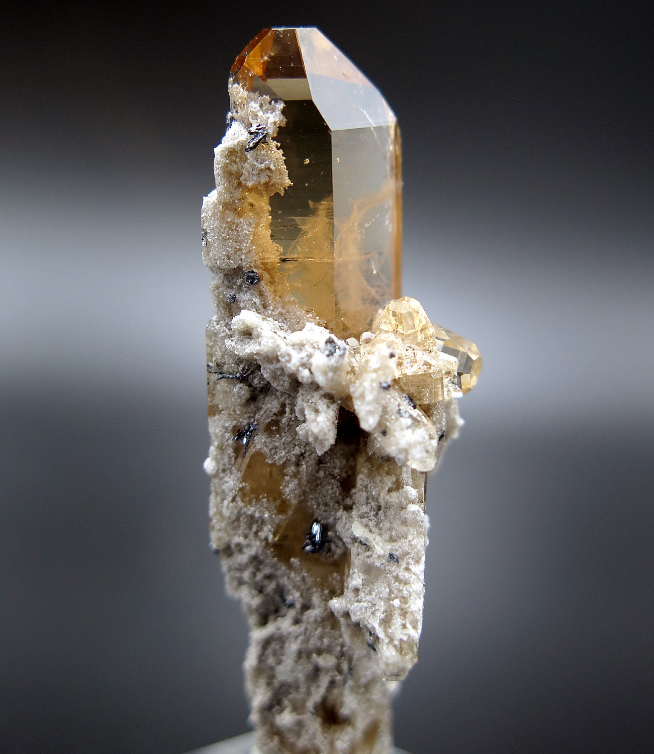 Gem Topaz. Mined 2002 Thomas Range, Juab County, Utah, USA. 1 7/8 inch ...