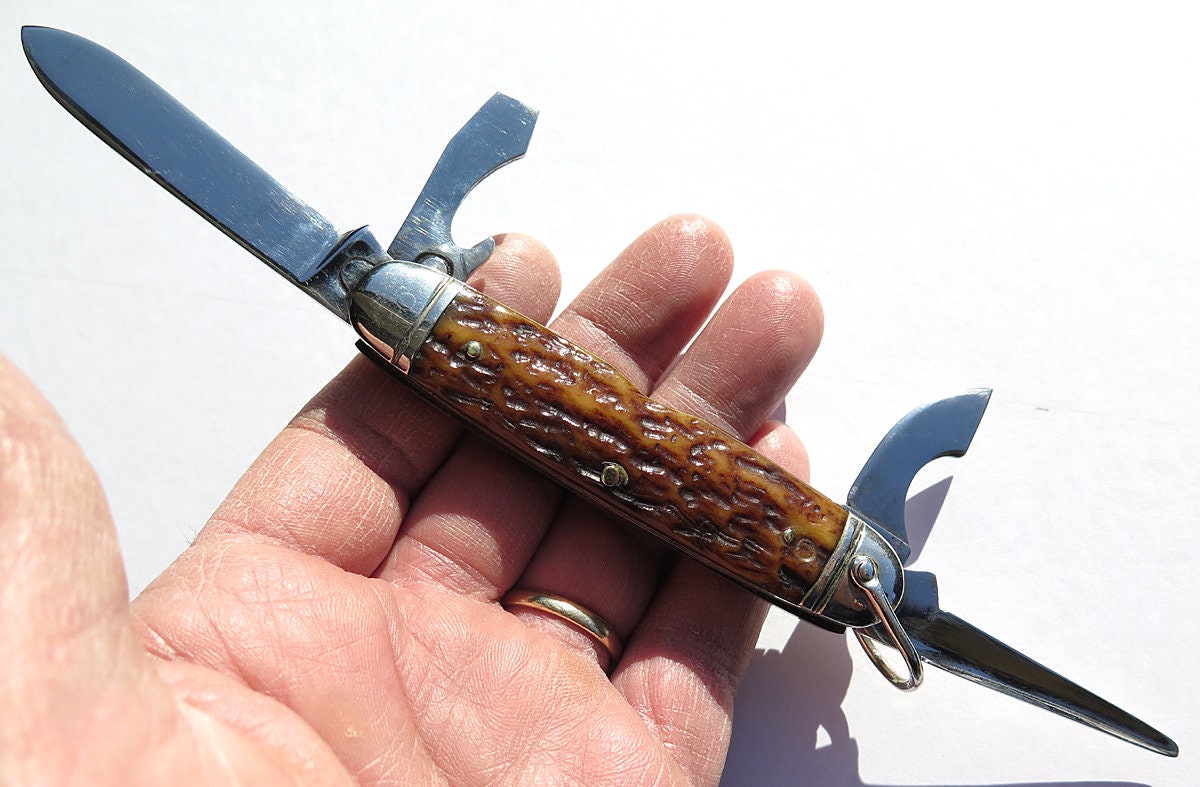 Beautiful Old Challenge Cutlery company Scout Knife in amazing ...