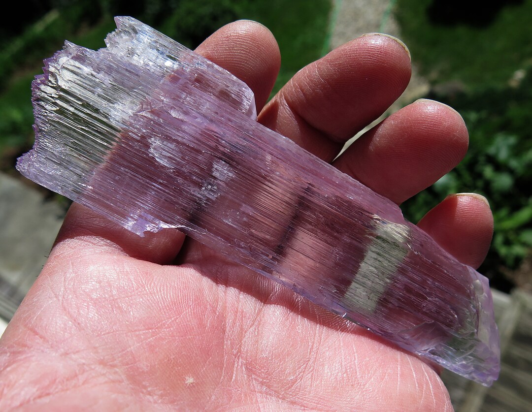 Gem Double Terminated Lavender Kunzite. Laghman, Nuristan, Afghanistan ...