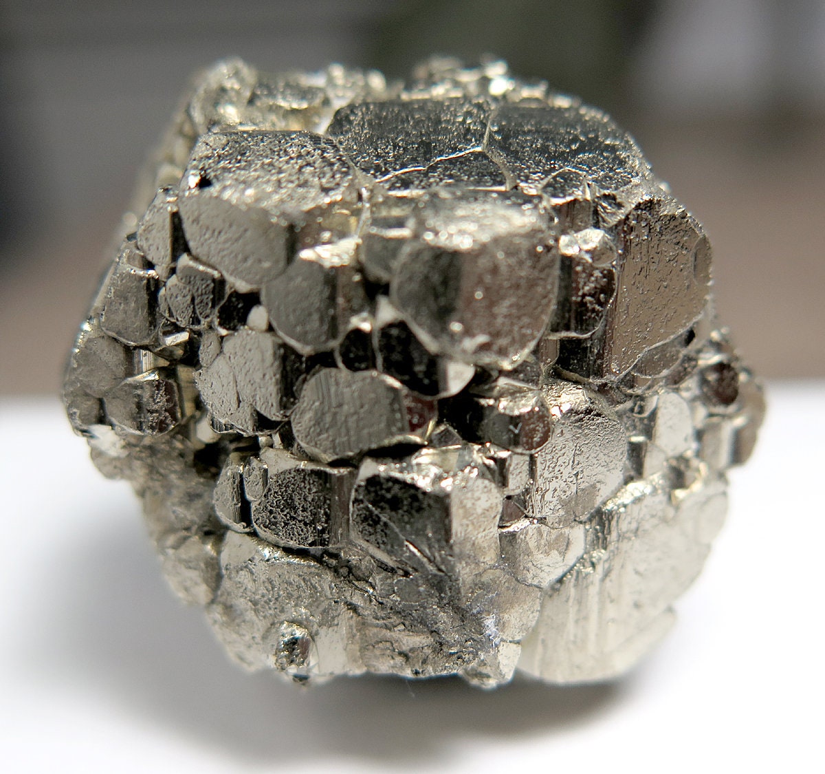 Complete Complex Cool New Find of Pyrite. Pyritohedron, Twinned Crystal ...