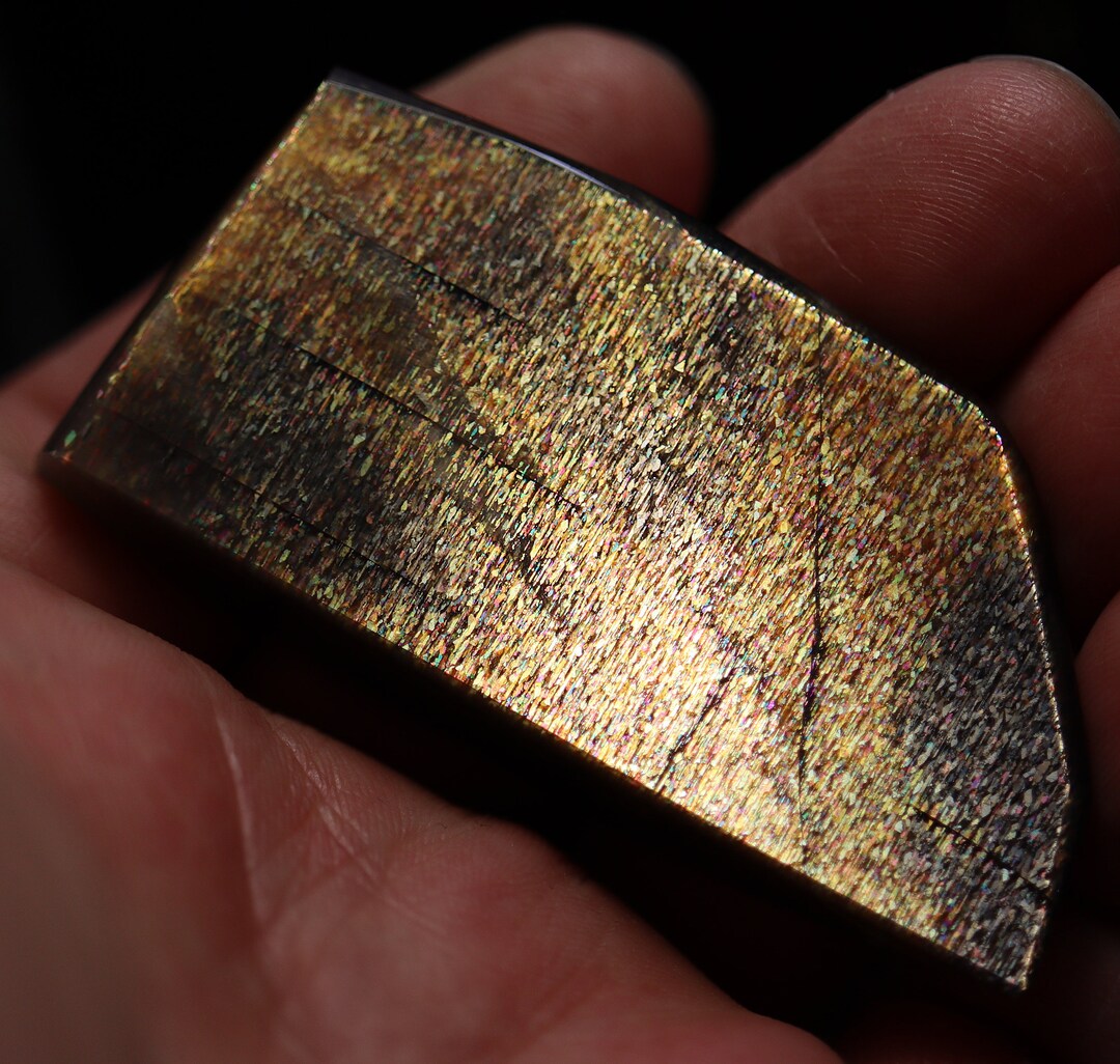 Tanzanian Rainbow Sunstone Free Form. 47.6 Grams. Both Sides Flash - Etsy