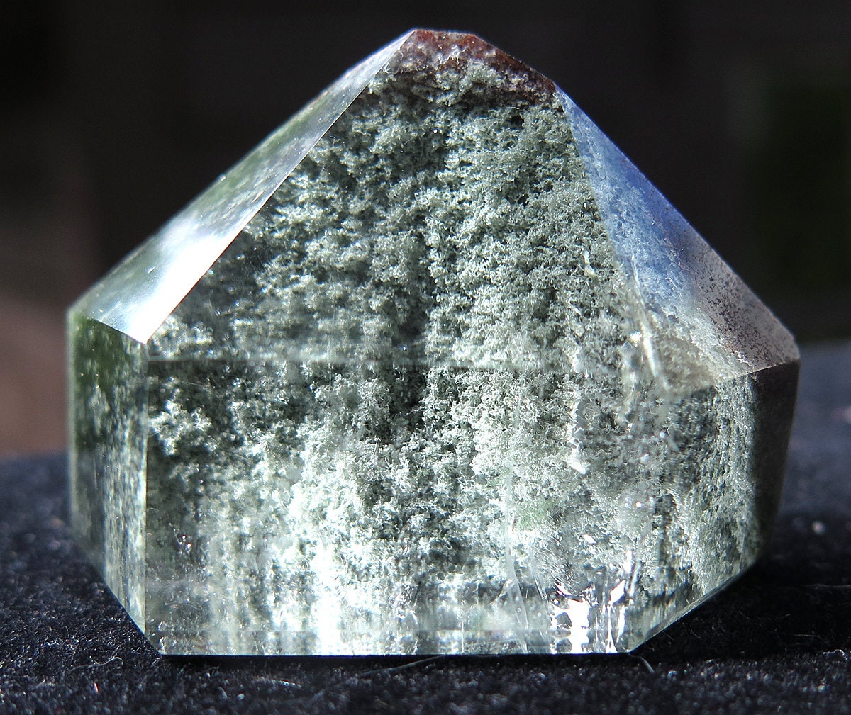 43.7 gram outstanding Polished Chlorite included Quartz. All the ...