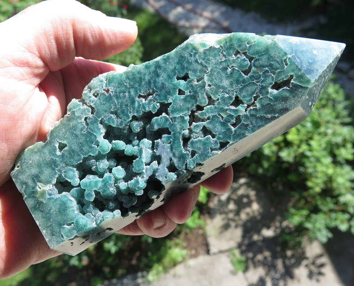 Unusual Natural Color Orbital Botryoidal Ocean Jasper Semi - Etsy