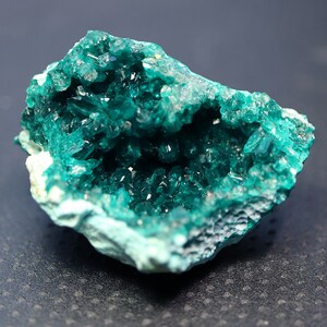 Dioptase Geode Crystals, Chrysocolla. Reneville, Kindanba District ...
