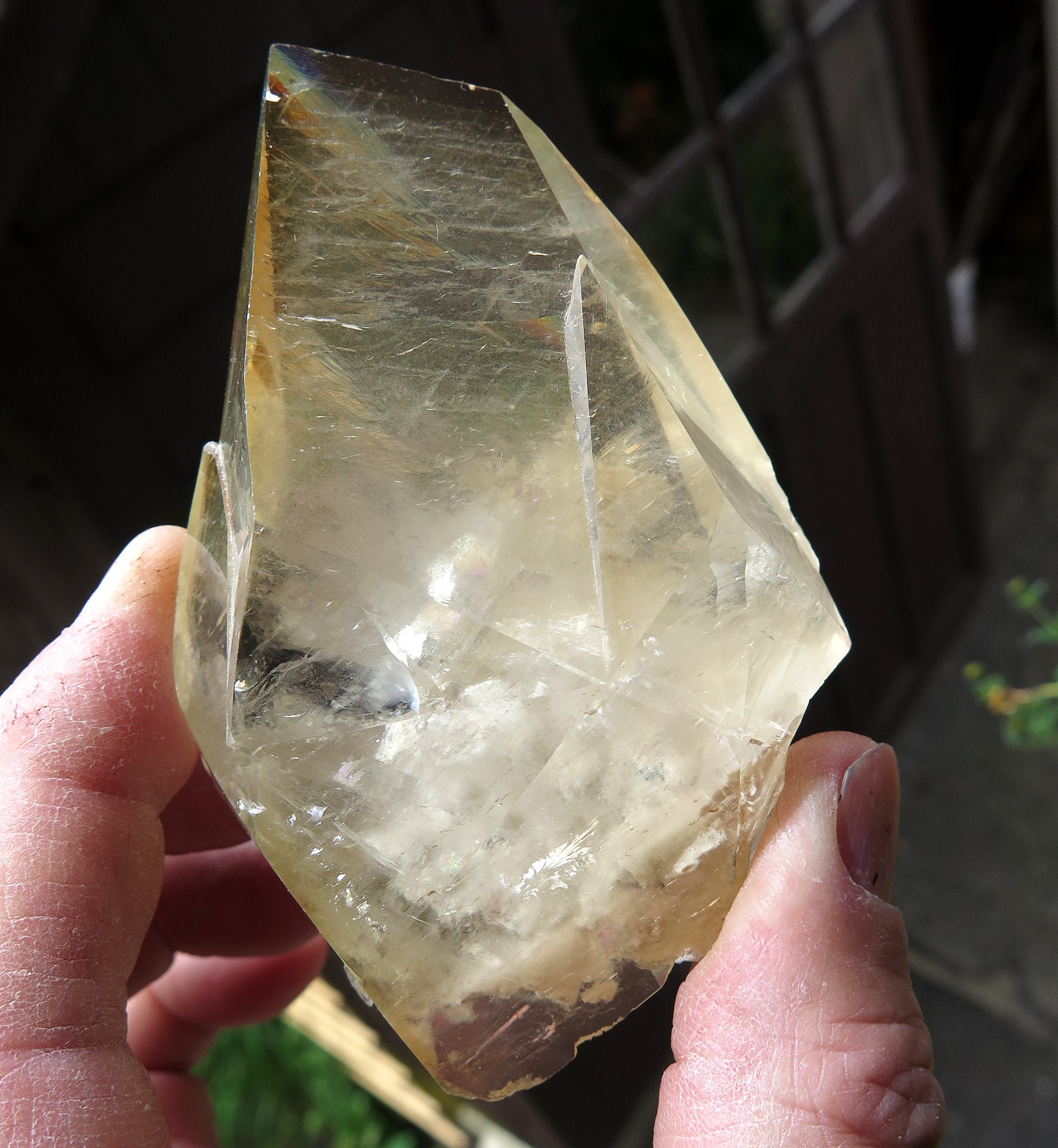 Highly lustrous translucent complete Calcite crystal from the Gem ...