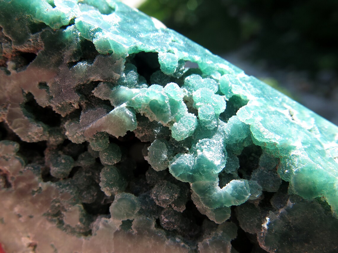 Unusual Natural Color Orbital Botryoidal Ocean Jasper Semi - Etsy