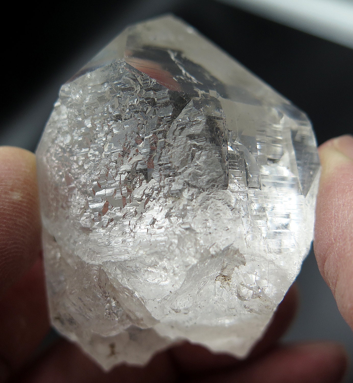 Himalayan Mountain Ice clear quartz single point. Mined 2000's Pradesh ...