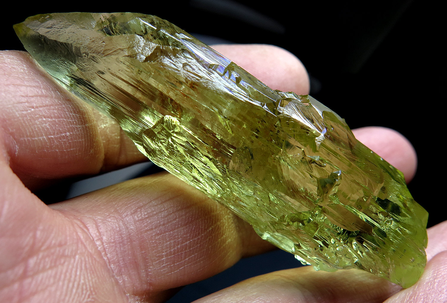 Gem Heliodor Double Terminated Floater. 45.8 Grams. Mined at a the ...