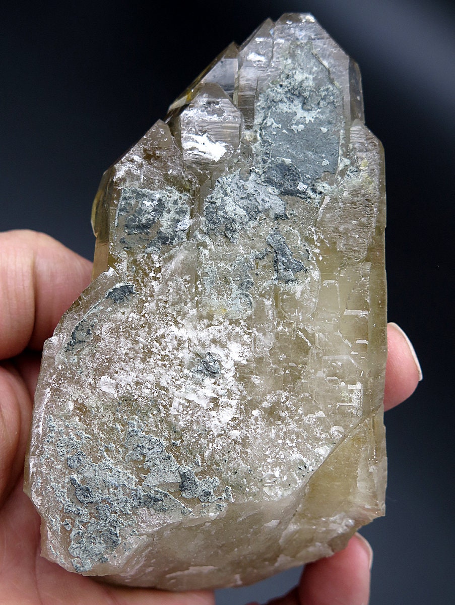 High Luster 11.4 cm Cathedral Citrine Quartz. Jenipapo District, Itinga ...