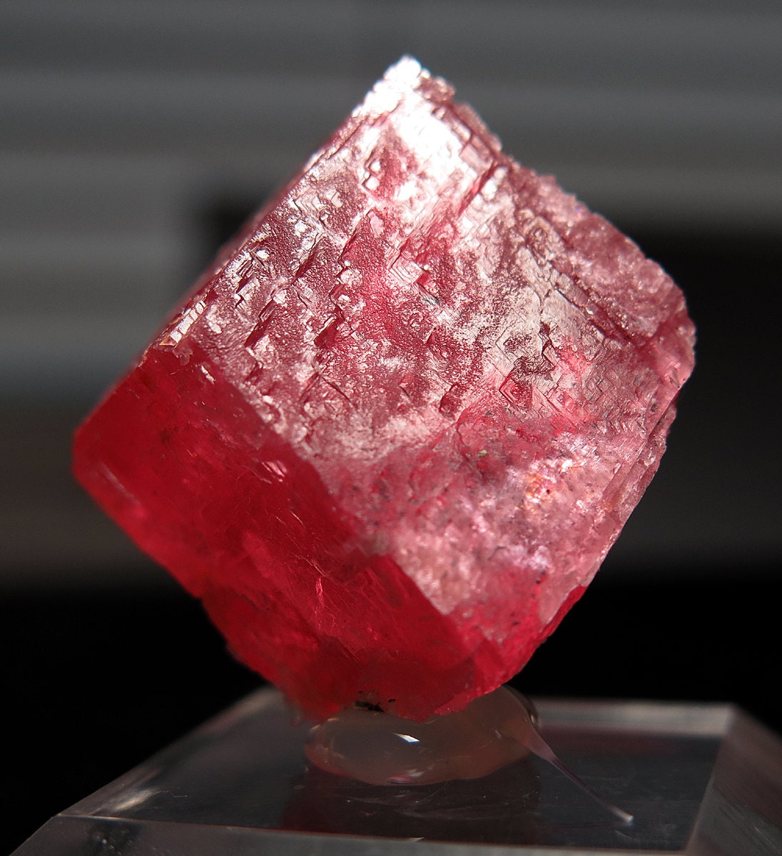 Offering my 24.6 gram Extremely Rich color Rhodochrosite Rhombus from ...