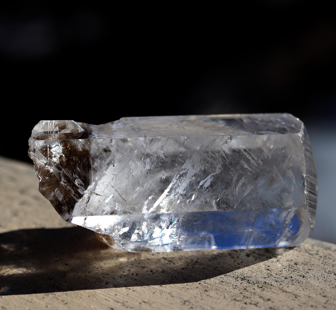 Hexagonal Prism Calcite Crystal. Hubei Province, China. Excellent and ...