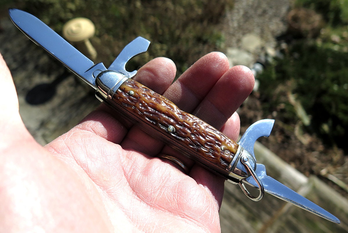 Beautiful Old Challenge Cutlery company Scout Knife in amazing ...
