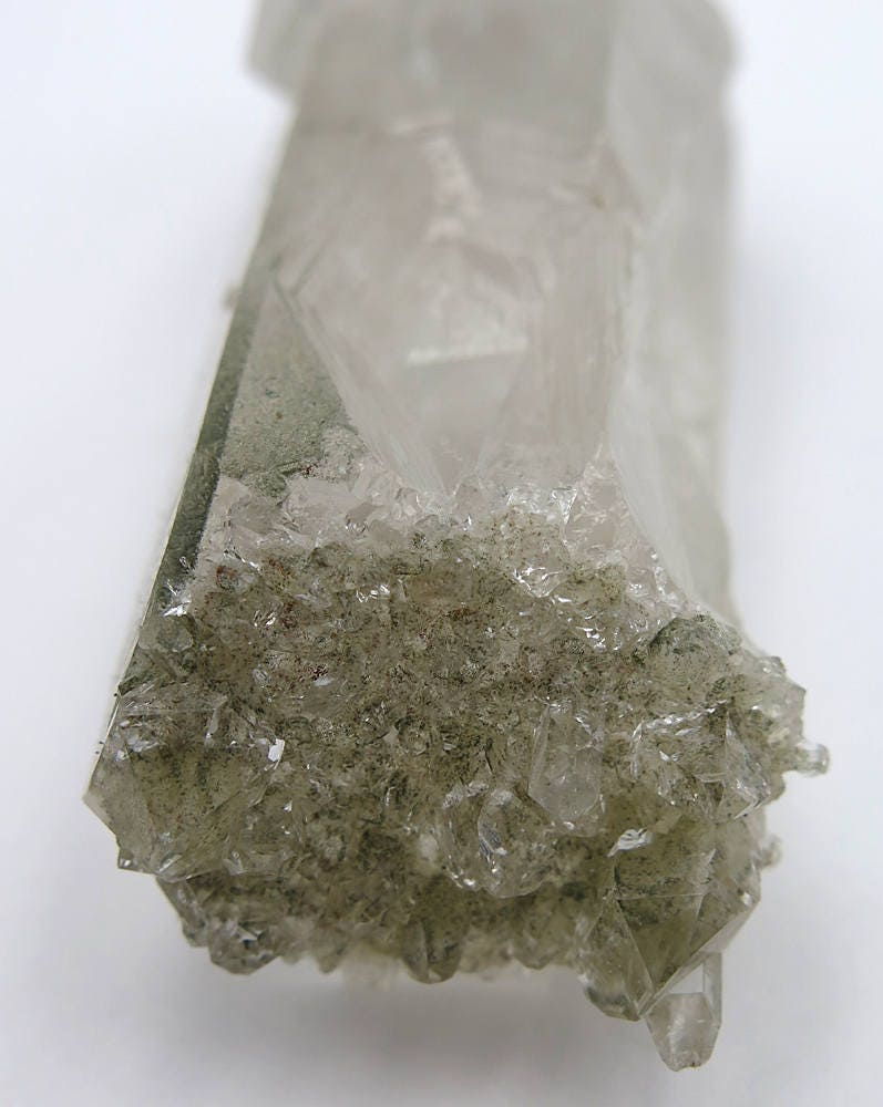 Our Most Unusual Quartz. A Chlorite Quartz that formed then had a shift ...
