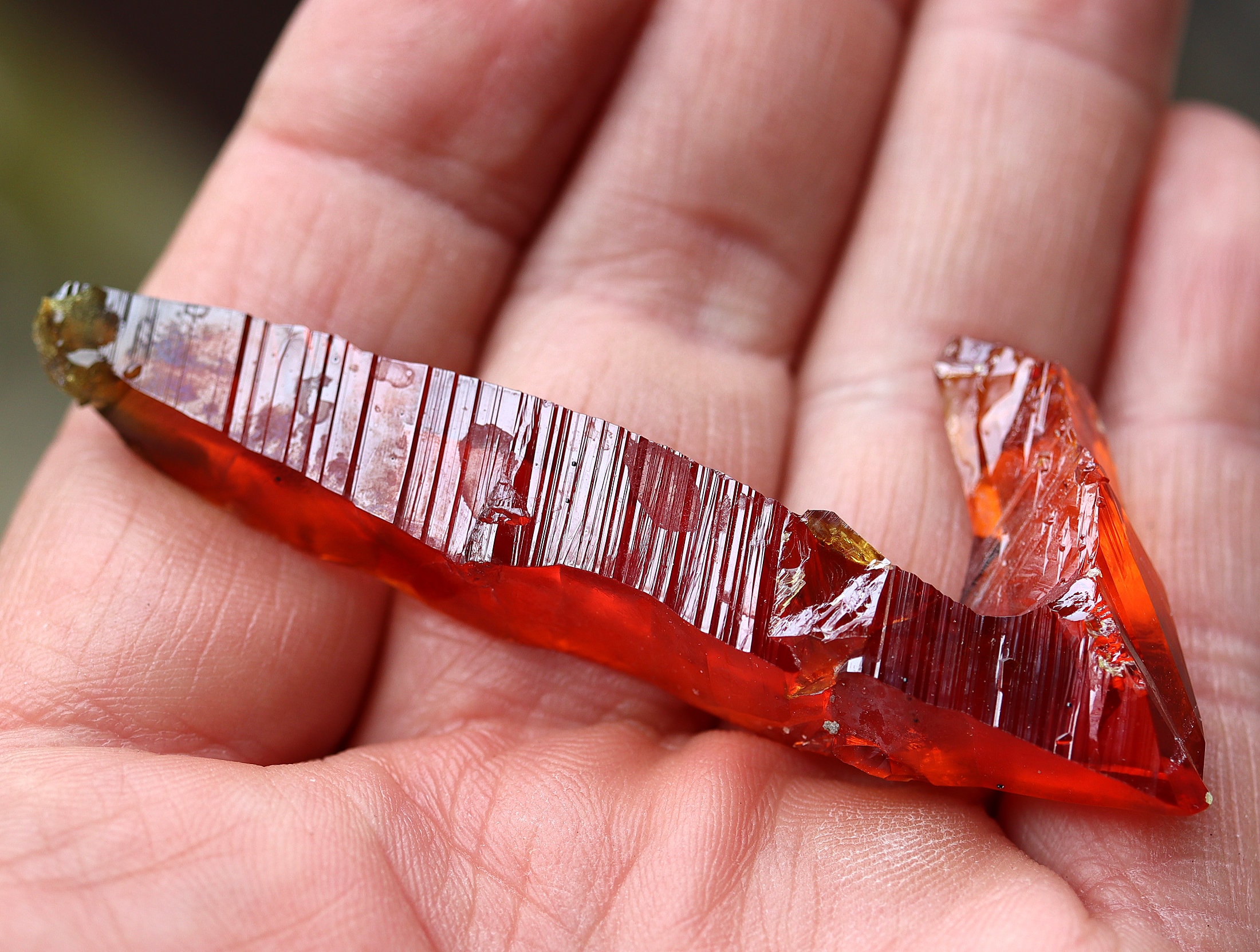 Red Zincite. Mine Smelter Olkusz, Poland. Zincite specimens are formed ...