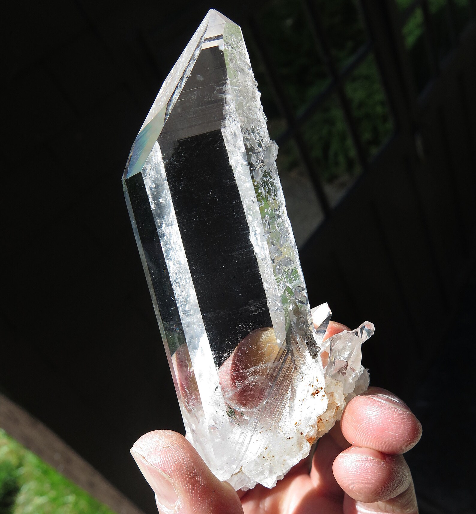 High quality Icy clear quartz Crystal with barnacles 191.7 | Etsy