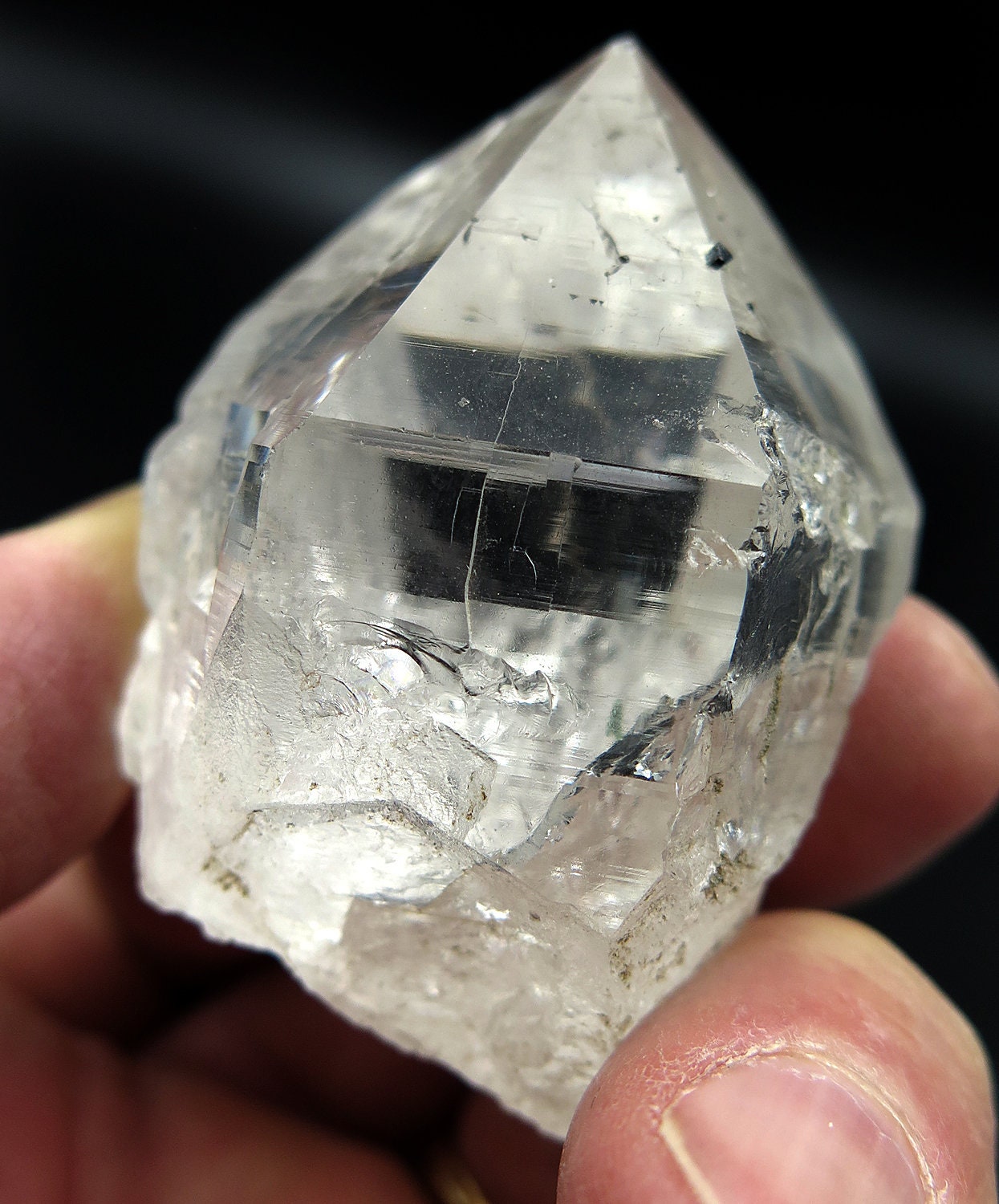 Himalayan Mountain Ice clear quartz single point. Mined 2000's Pradesh ...