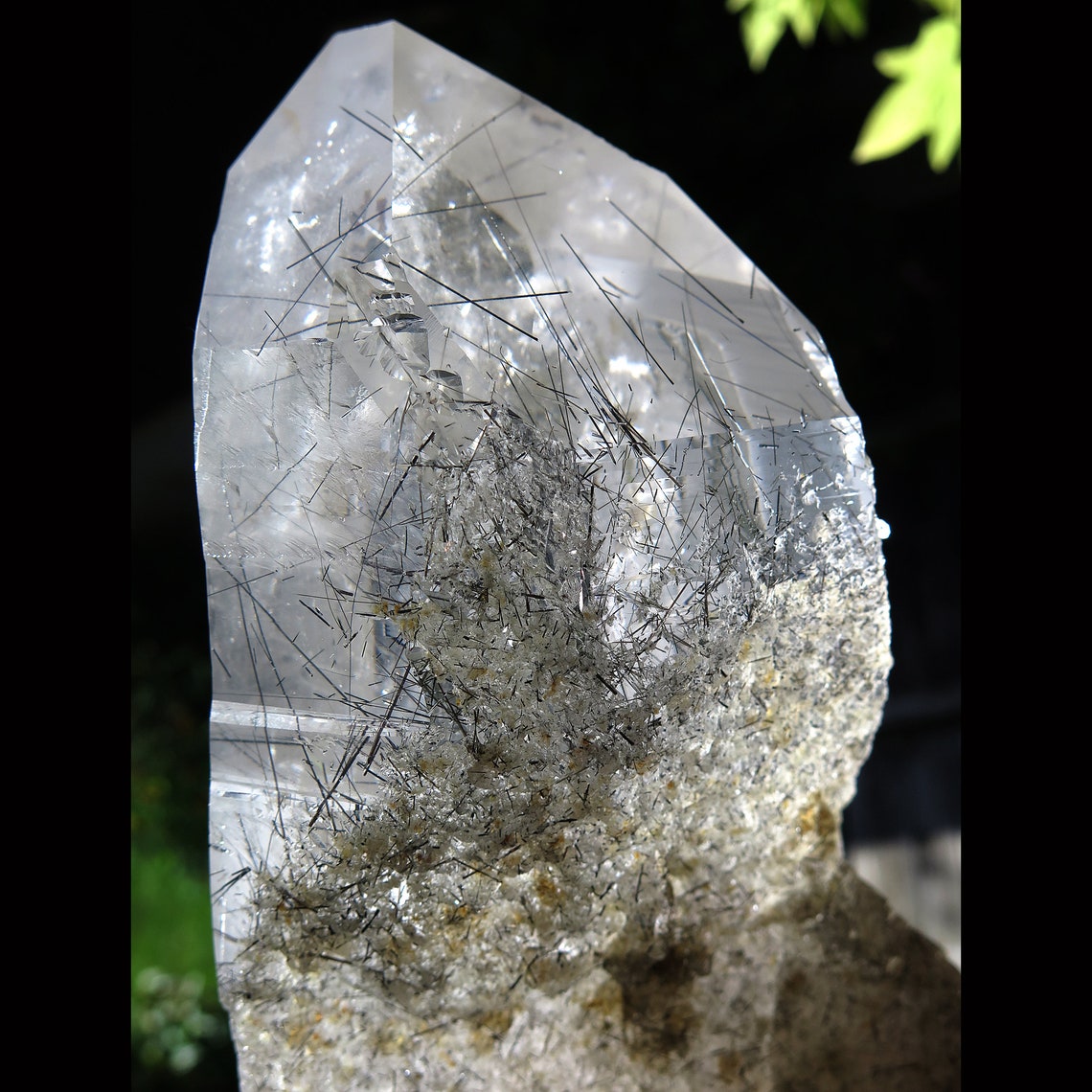 Large Cabinet Natural No Polish Quartz With Included Schorl - Etsy