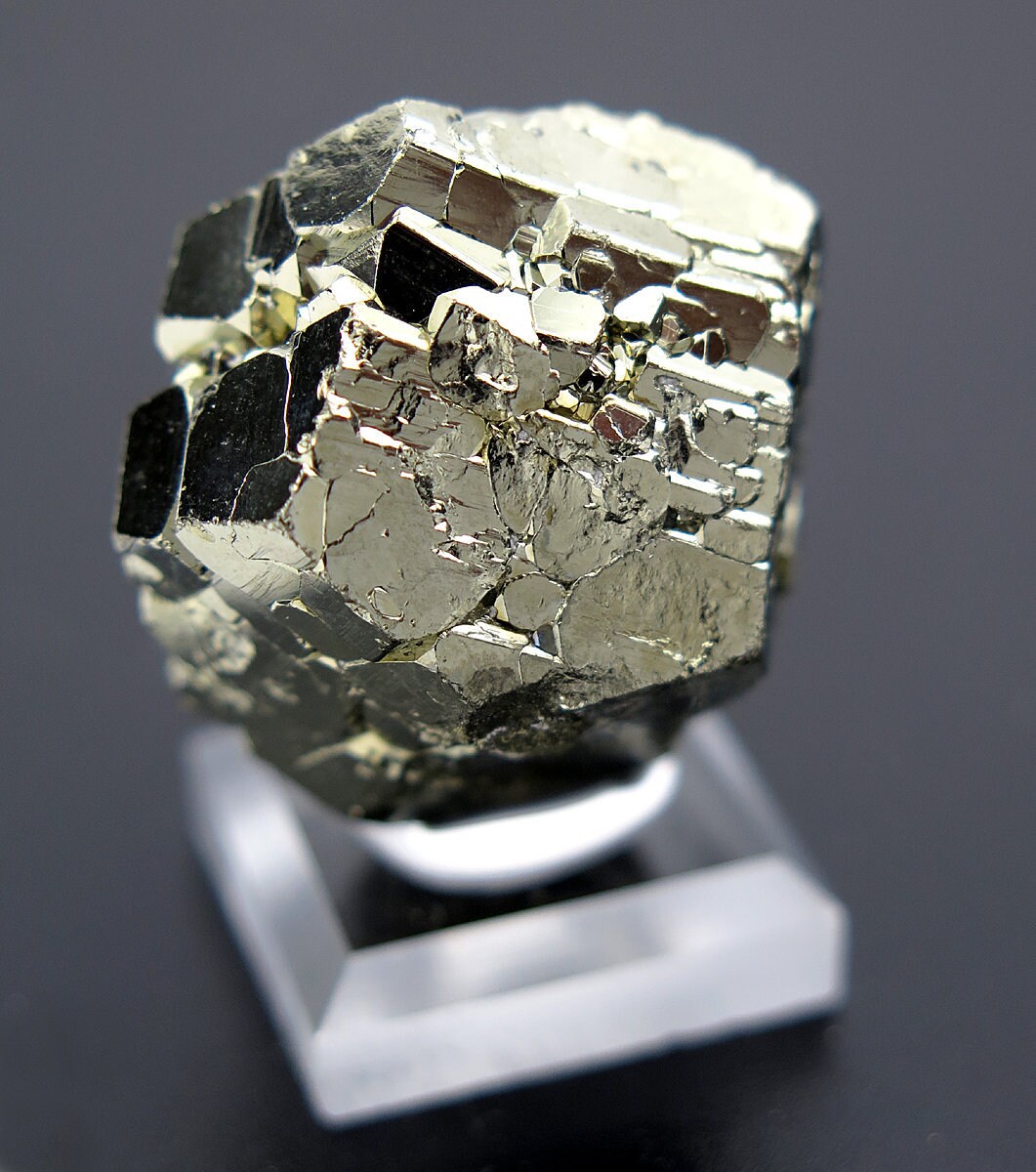 35 Gram Complete Complex Cool New Find of Pyrite. Pyritohedron, Twinned ...