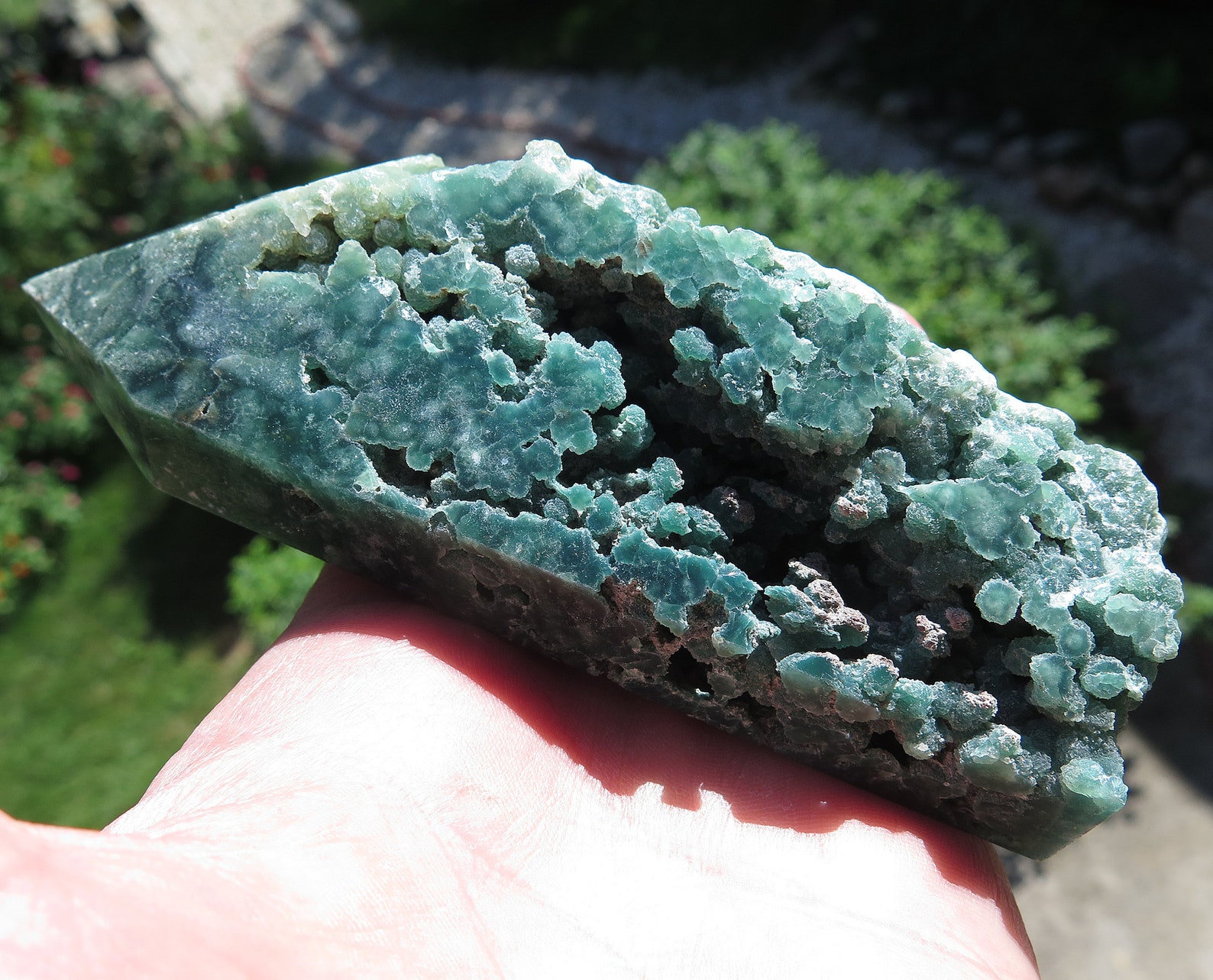 Unusual Natural Color Orbital Botryoidal Ocean Jasper Semi Polished ...