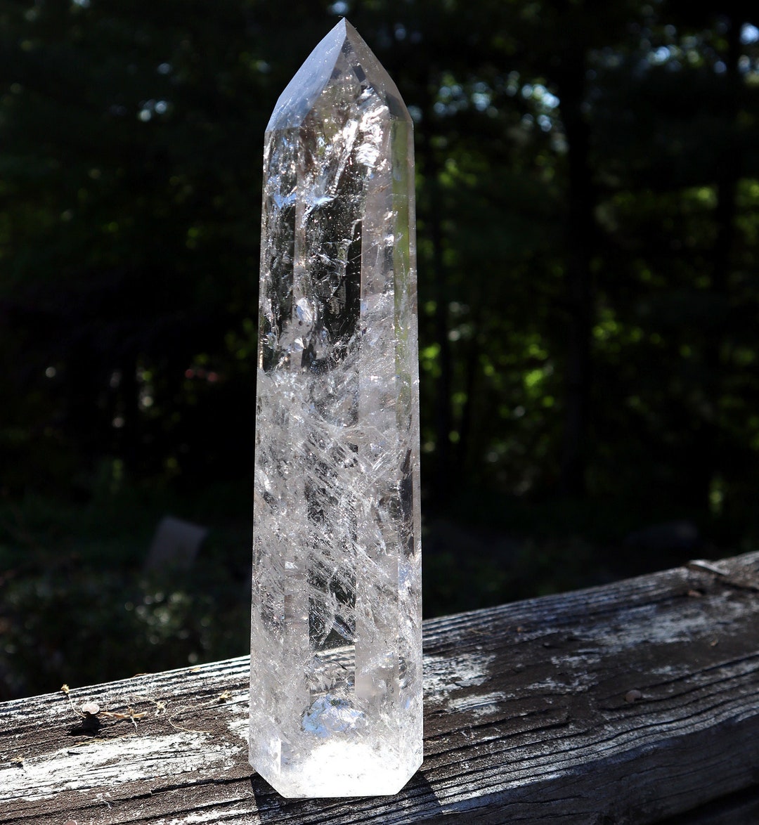 Excellent Crystal Rock Quartz Polished Point. No Milky Inclusions ...