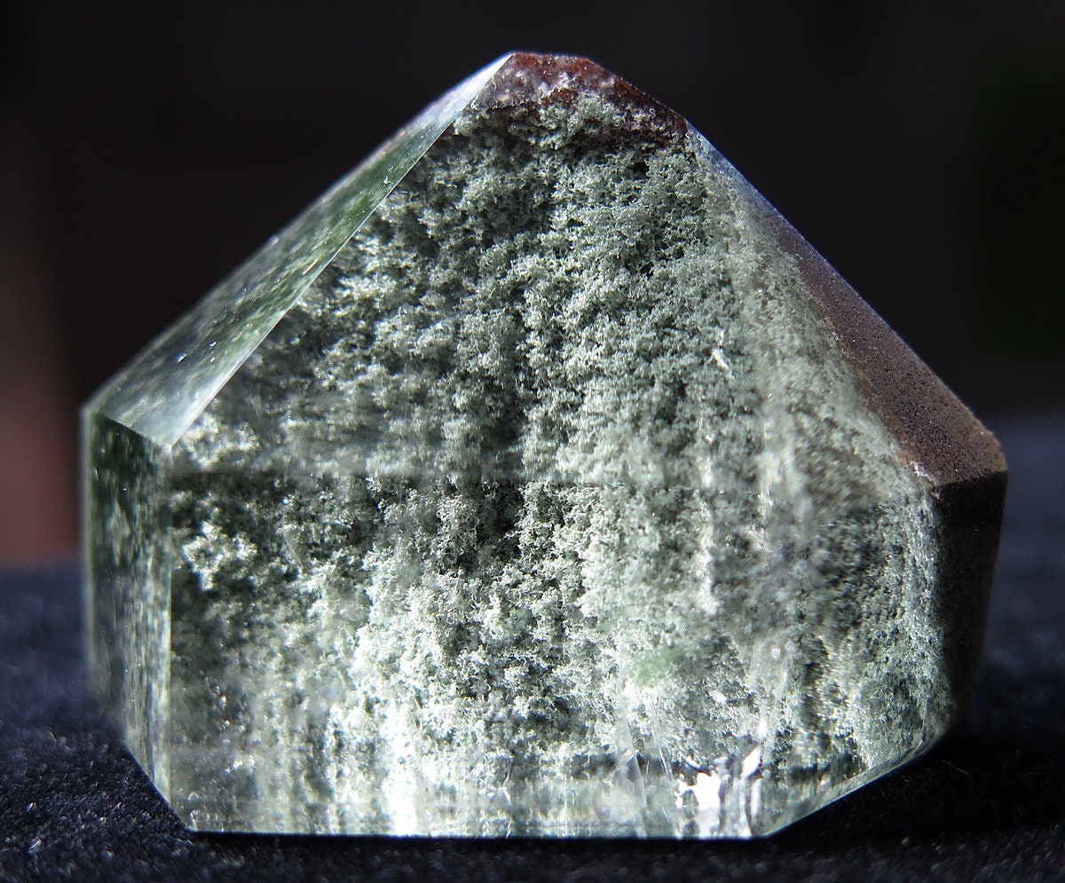43.7 gram outstanding Polished Chlorite included Quartz. All the ...
