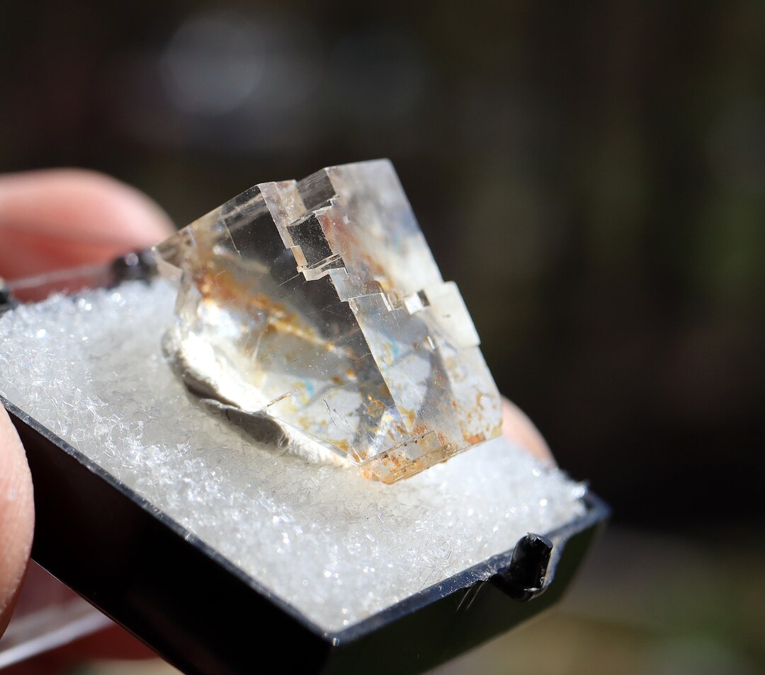 Icy Fluorite Crystal Thumbnail. Walworth Quarry, Walworth, New York ...