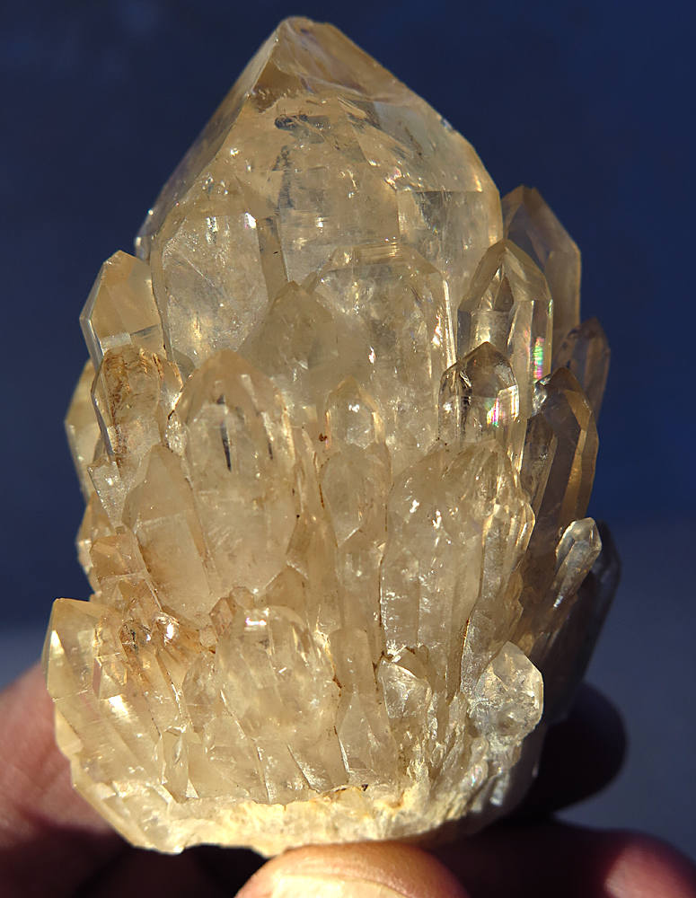 An old timer 145 Gram Real Citrine Candle Quartz. Crystals Dripping all ...