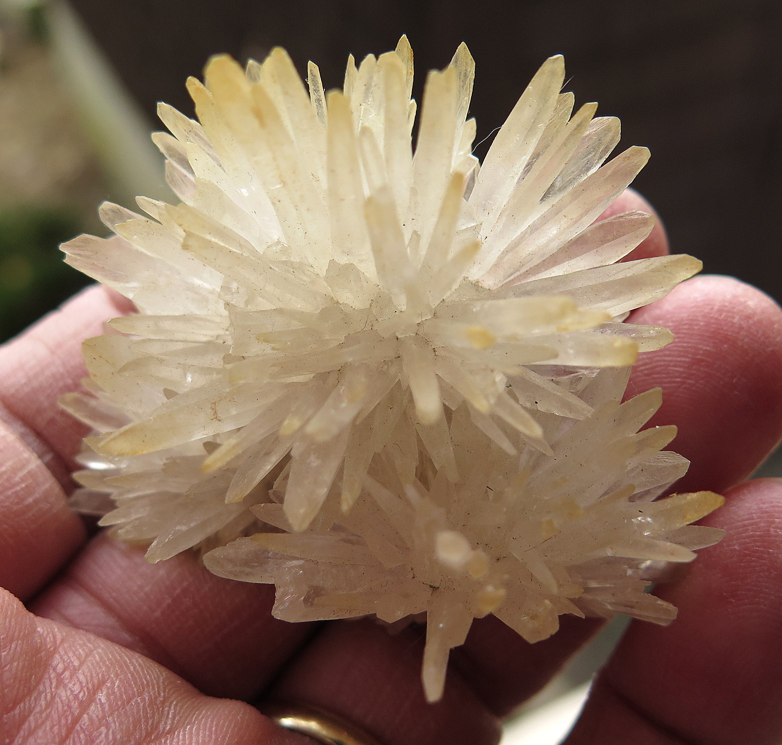 A Rare Aragonite Flower from Yunchangping Mine,Dadongla Hg-Zn ore Field ...
