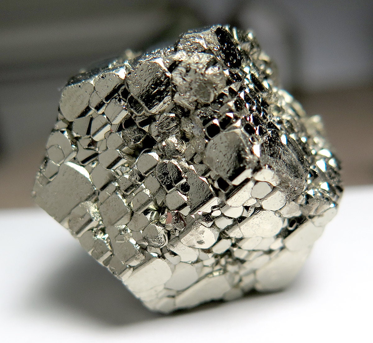 Complete Complex Cool New Find of Pyrite. Pyritohedron, Twinned Crystal ...